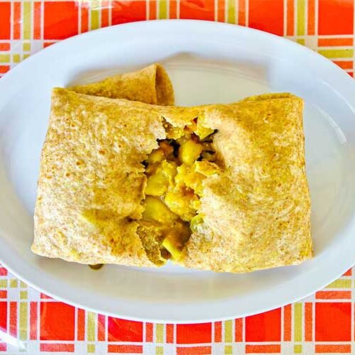 Chicken and Potato Roti - Hispanic Food Network